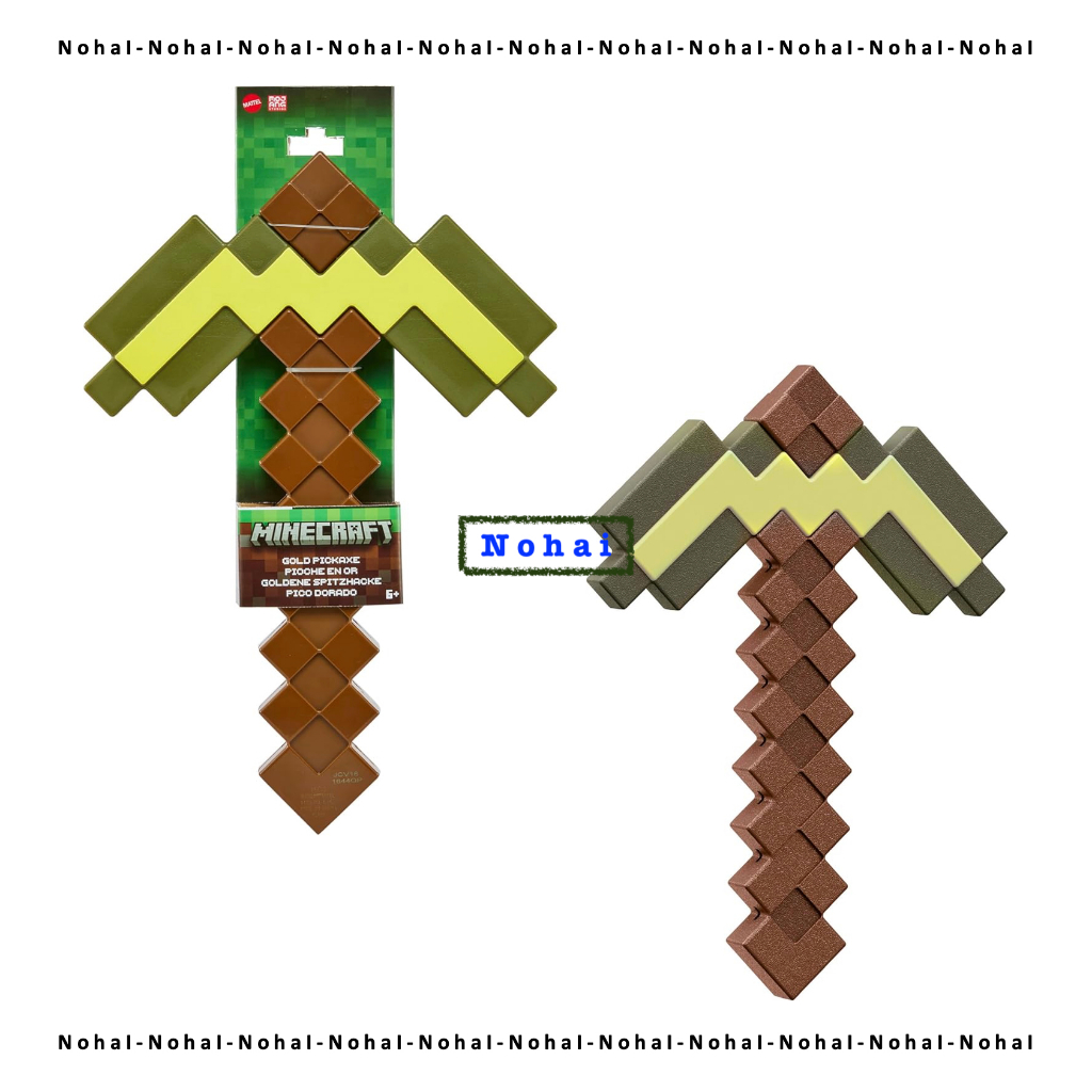 Mattel Minecraft Gold Pickaxe | Shopee Philippines