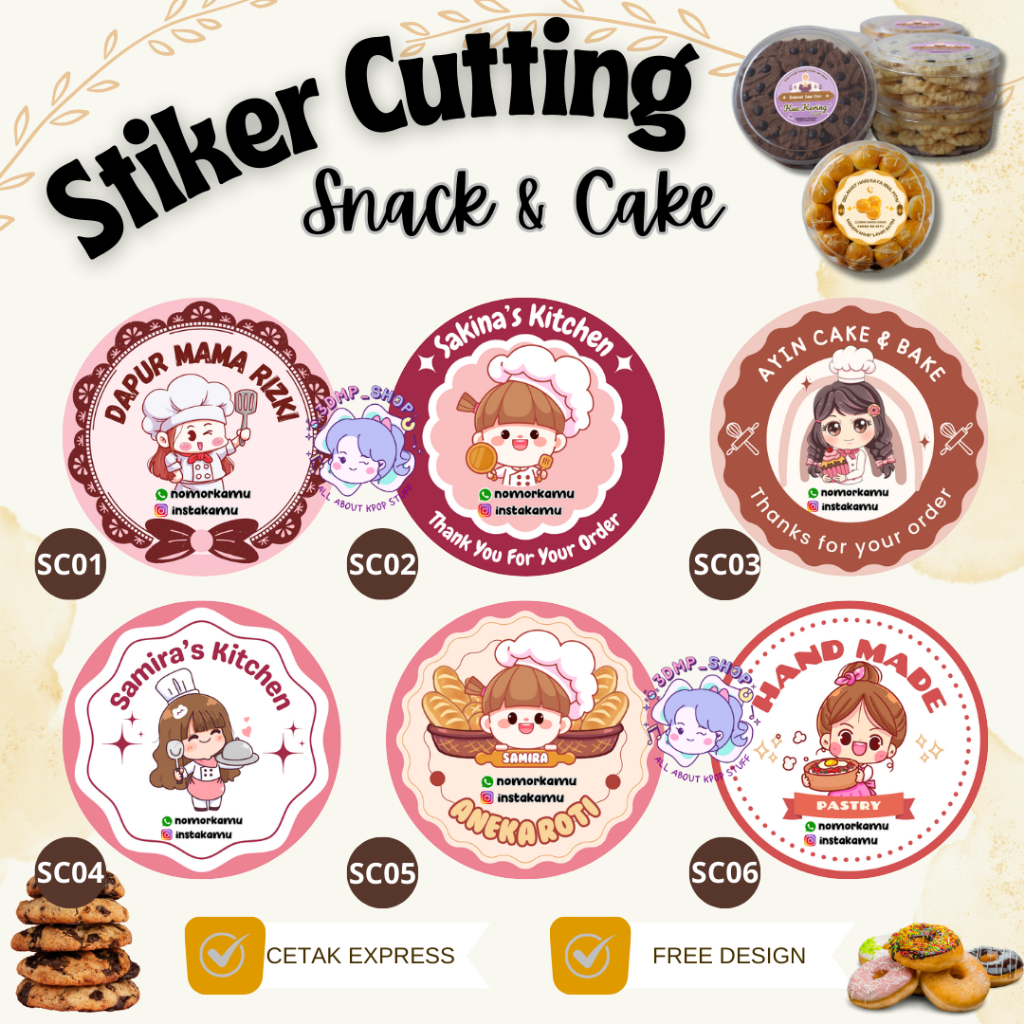 A3 Sticker Cutting Bontax Chromo Snack Labels Plastic Pouch Packaging ...