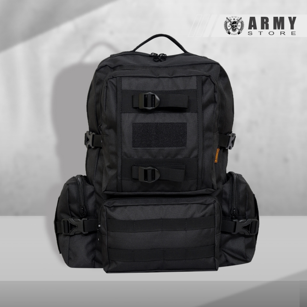 Black Tactical Gultor Backpack/Gultor Military Backpack | Shopee ...