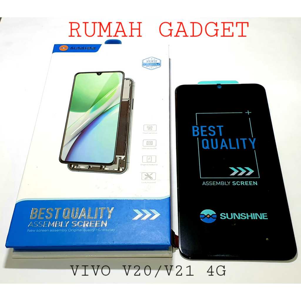 Lcd SUNSHINE V*VO V20/V21 4G/V23E BLACK FULLSET TOUCHSCREEN | Shopee ...
