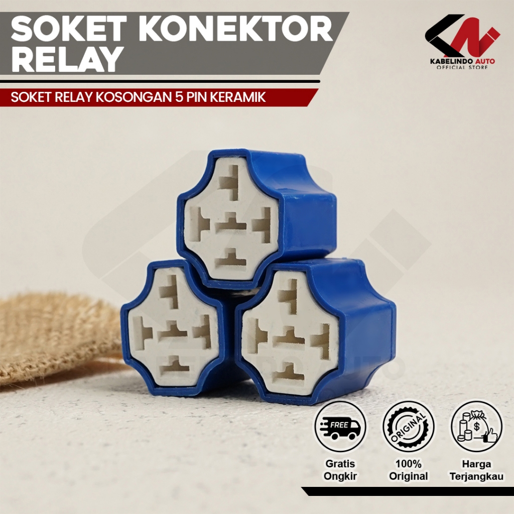 Ceramic Relay House / Relay Socket / Relay Cable Socket / 5 Pin Feet ...