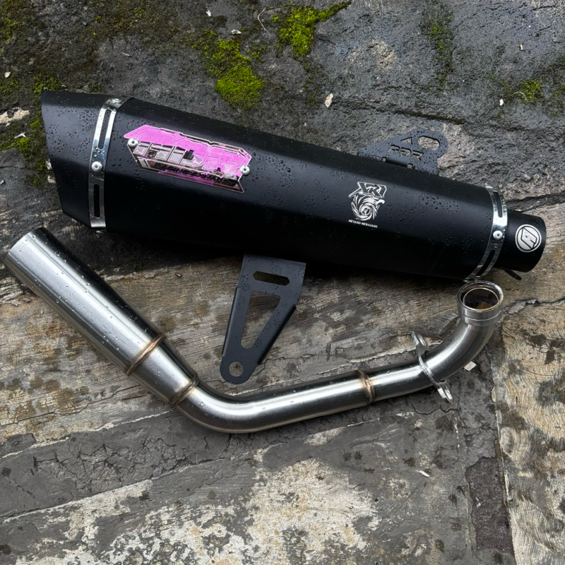 ADR TYPE XP BLACK SERIES EXHAUST FOR X MAX N MAX AEROX PCX160 VARIO LED ...