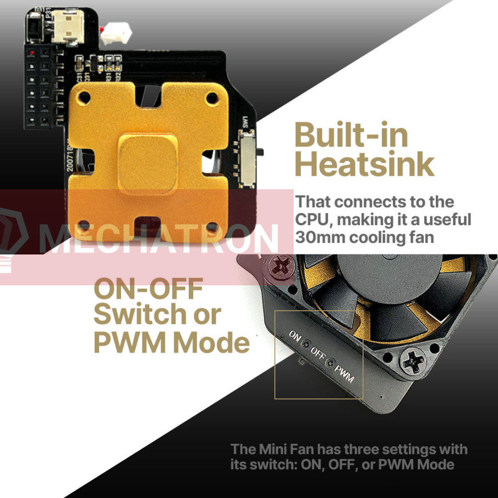 Argon Raspberry Pi 4 Mini Cooling Fan Hat PWM Speed Control GPIO Fan Pi4 | Shopee Philippines