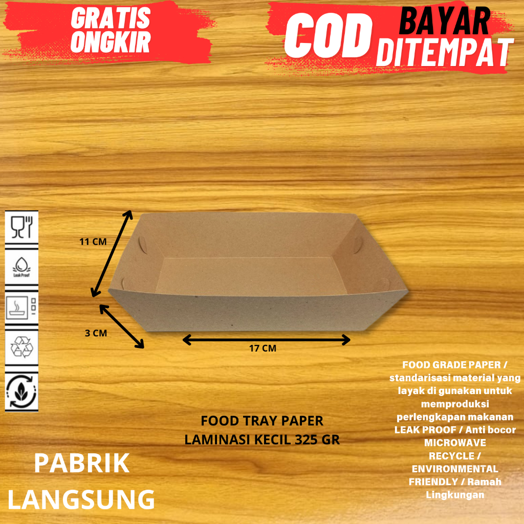 Laminated FOOD TRAY PAPER / FOOD GRADE LAMINATED PAPER PLATE / LARGE ...