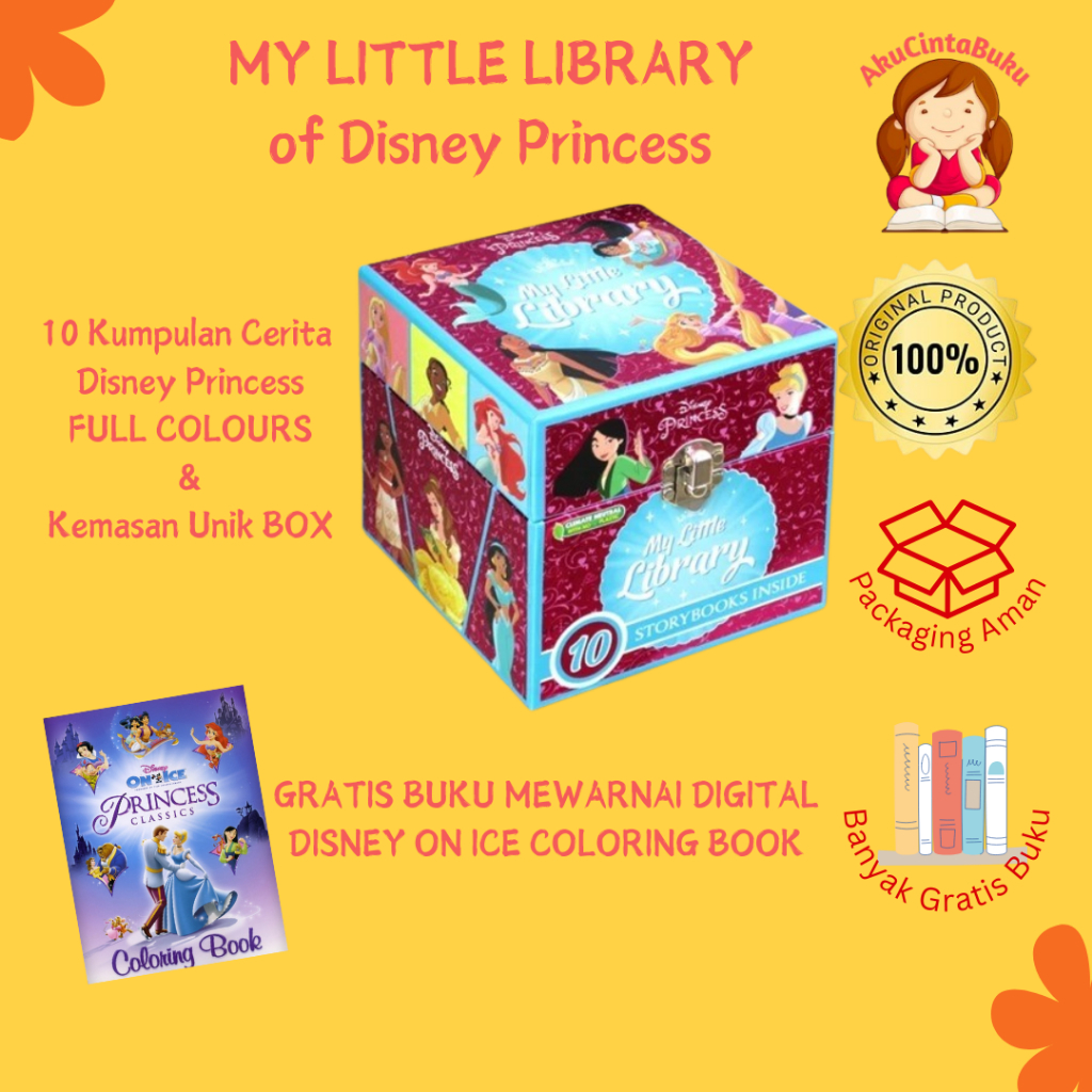 [My Love Book] Children Disney Story Book - My Little Library Disney ...