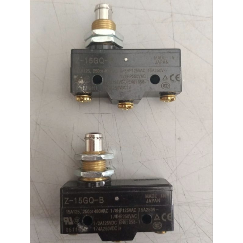 Limit Switch Z15GQB OMRON ORIGINAL 100% MADE IN JAPAN Micro Switch Z-15GQ-B OMRON | Shopee ...