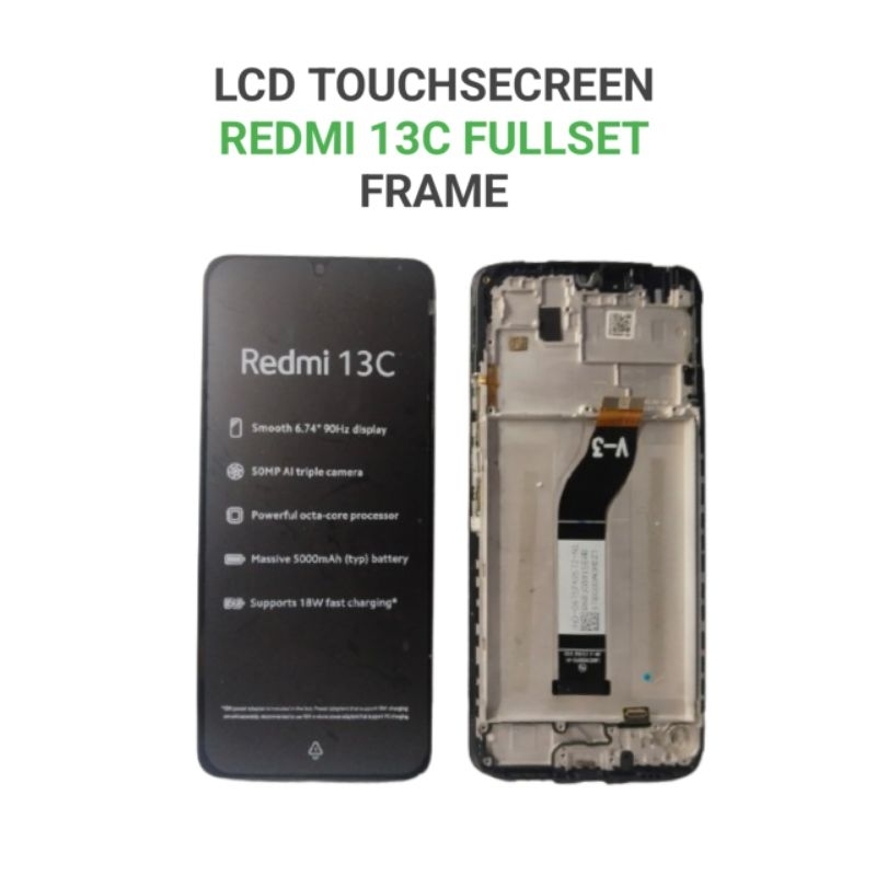Lcd REDMI 13C LCD TOUCHSCREEN FULLSET FRAME FOR REDMI 13C | Shopee ...