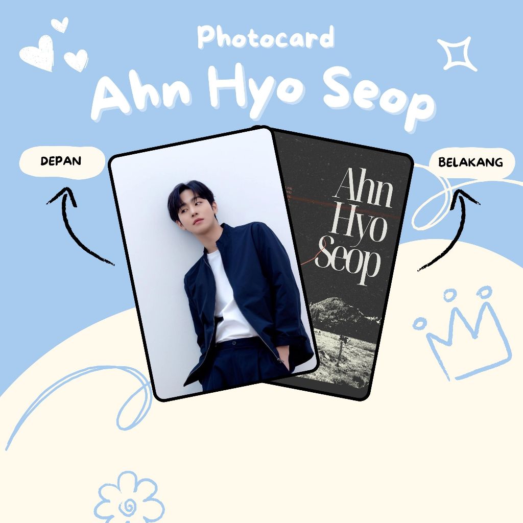 (10 PCS) PHOTOCARDS AHN HYO SEOP | Shopee Philippines