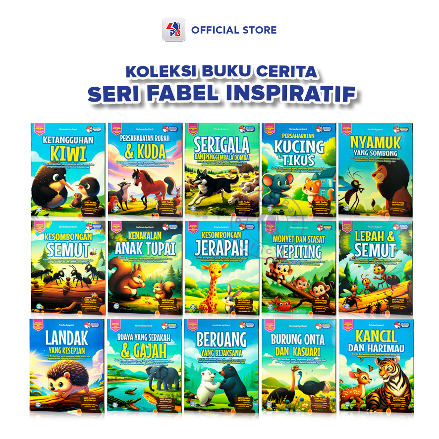 Illustrated Children's Story Book Series Inspirational Fables Bilingual ...