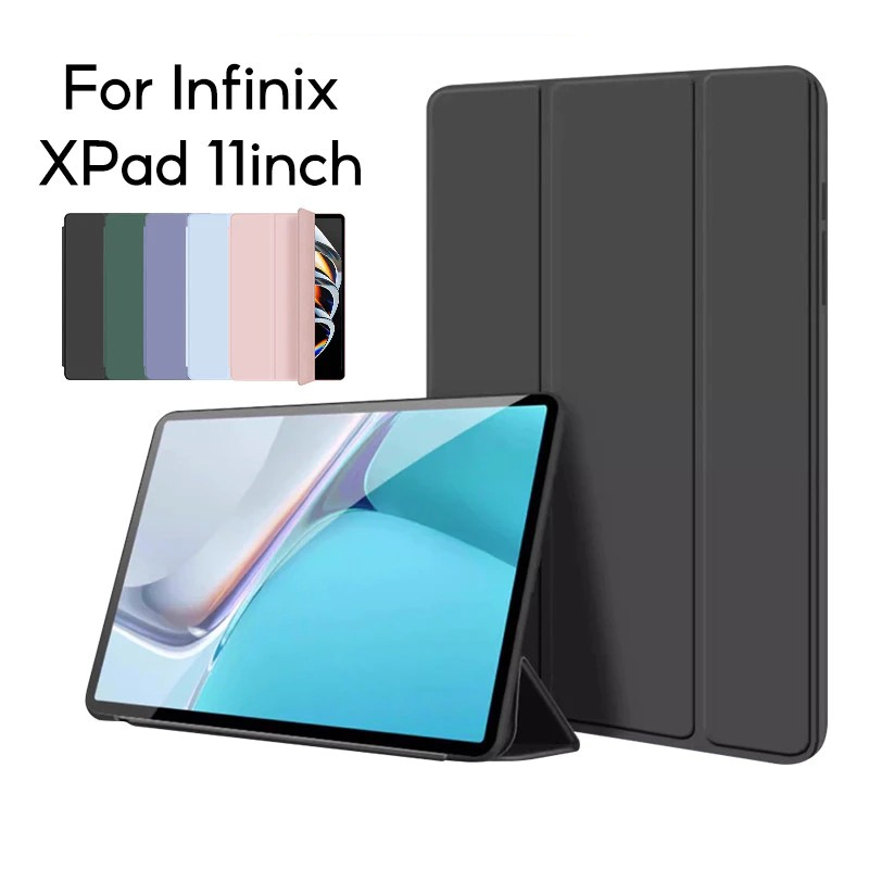 TRI Infinix XPAD 11 Inch 2024 Trifold Casing Smart With Magnetic Flip ...