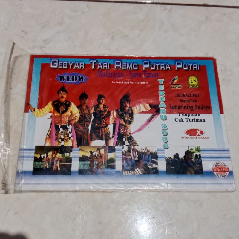 VCD Cassette Gebyar Tari Remo Malang WEDW | Shopee Philippines