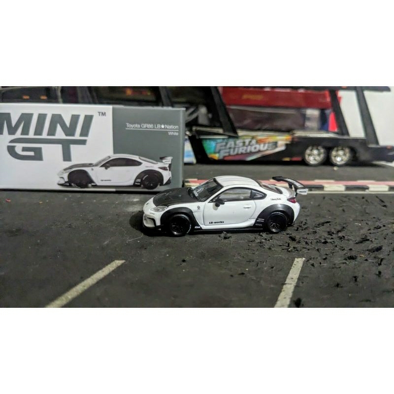 Diecast MIni GT Toyota GR86 LB Nation White no. 769 | Shopee Philippines