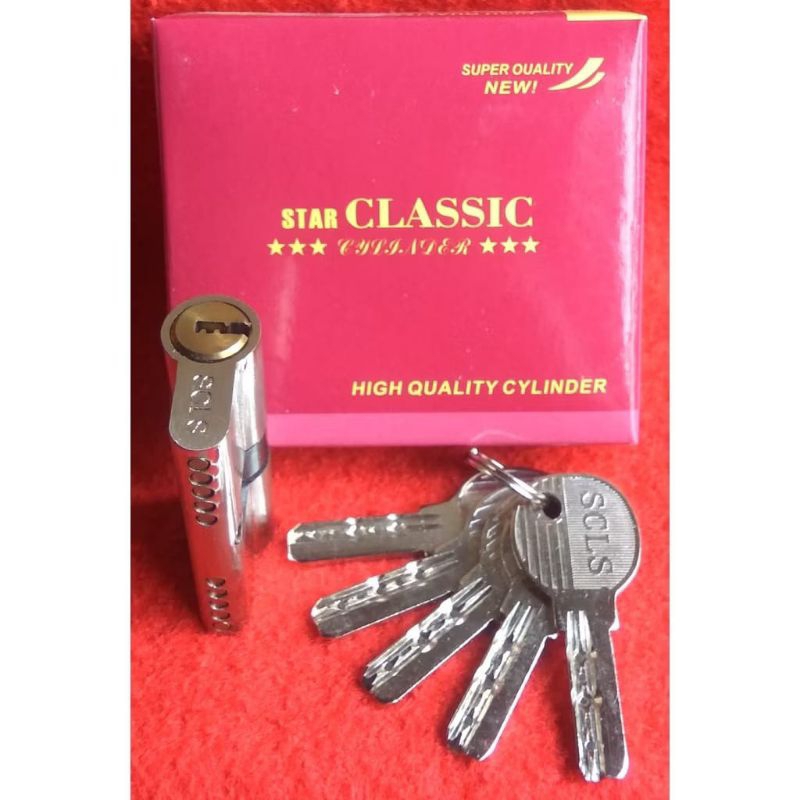 SBJAYA99 - CLASSIC Large Door Lock Cylinder 60MM / Door Cylinder 5 Keys ...