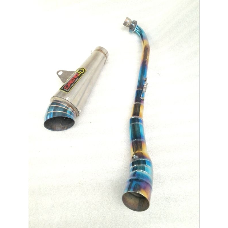 Daeng sai4 Pipe canister conical open specs exhaust Pipe for Wave 125 ...