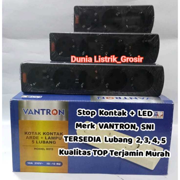 Grounded Socket + VANTRON Led Holes 3, 4, 5 Pin Brass TOP Quality, SNI | Shopee Philippines