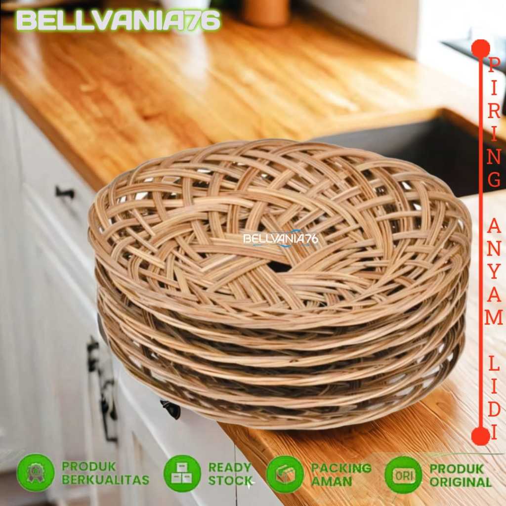 Stick plate |Lidi WOVEN PLATE|Dinner plate|Celebration plate | Shopee ...