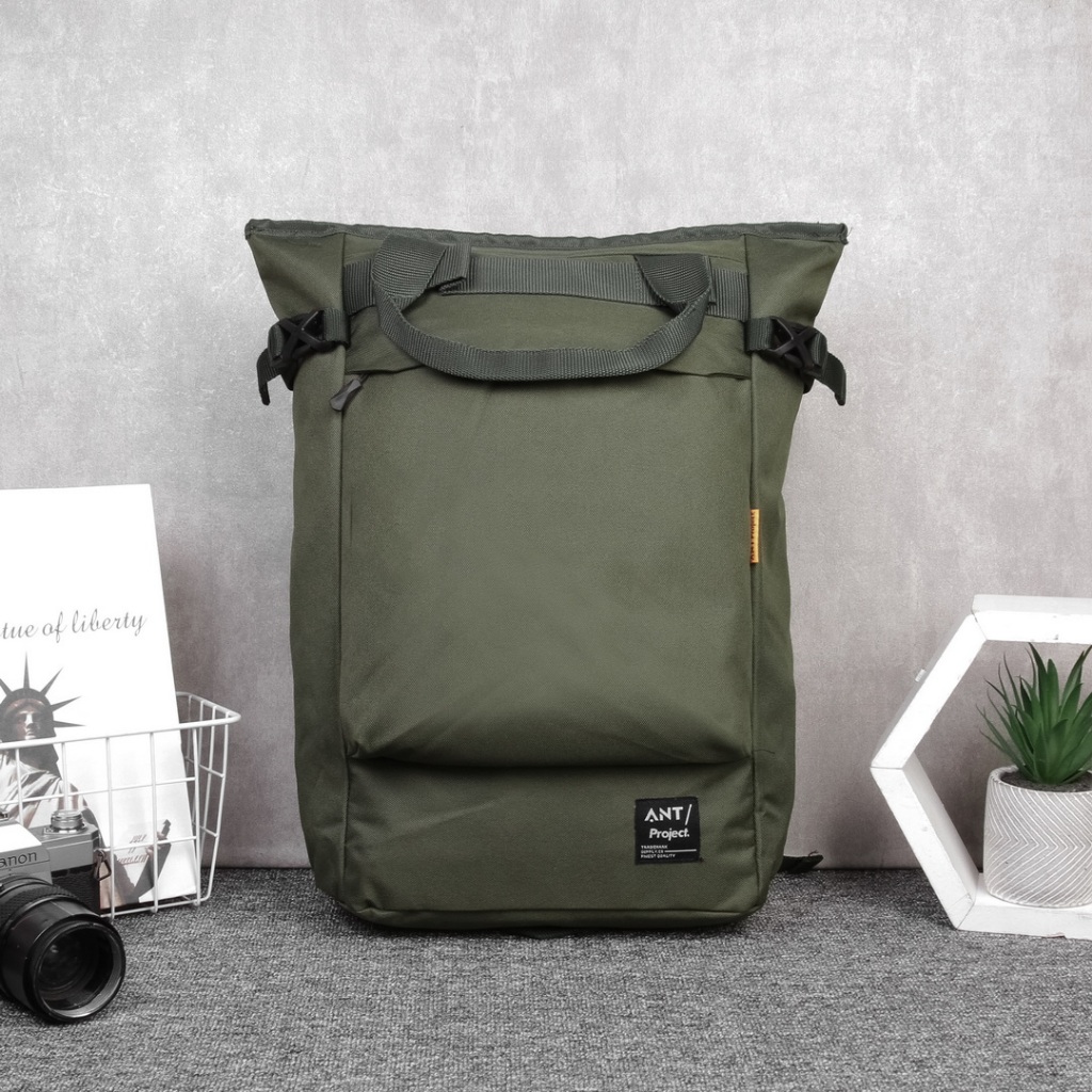 ANT PROJECT - MOBIUS 2 in 1Olive Men's Backpack - Men's Backpack 2 ...