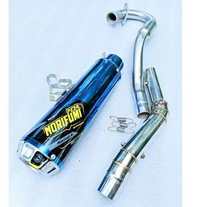 Nurifumi open Exhaust pipe T-MX 155 Bajaj CT100/125 YTX Skygo RS Raider ...