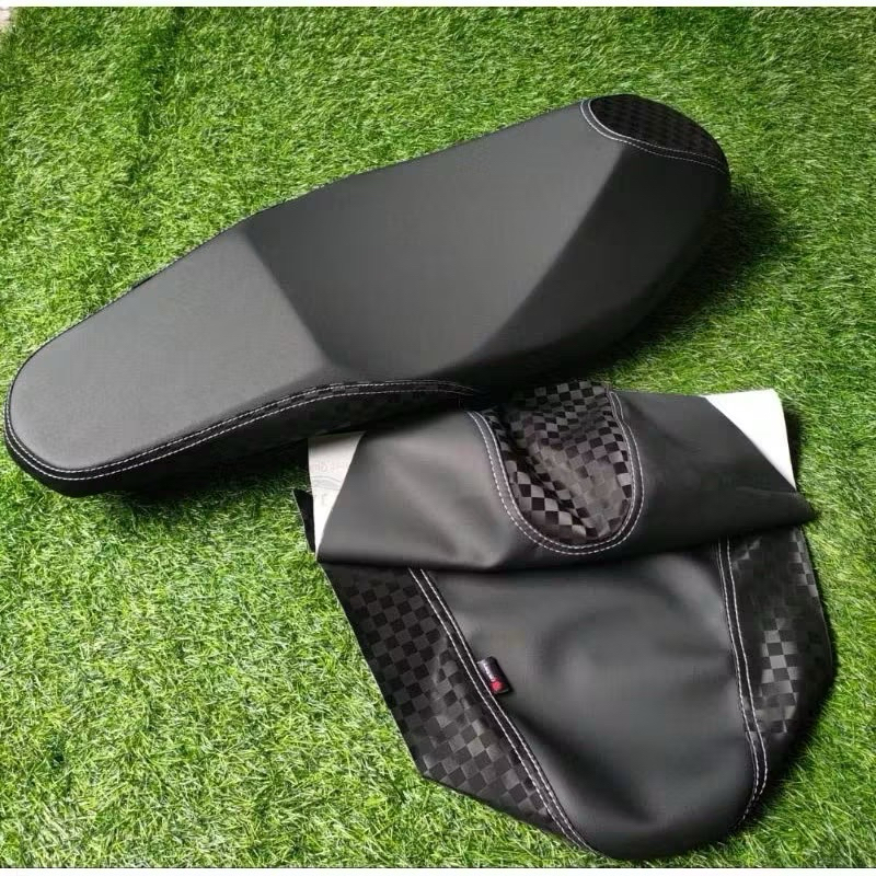 PLAIN X CARBON CATUR 3D Leather Motorcycle Seat Cover copy mbtech 2 ...