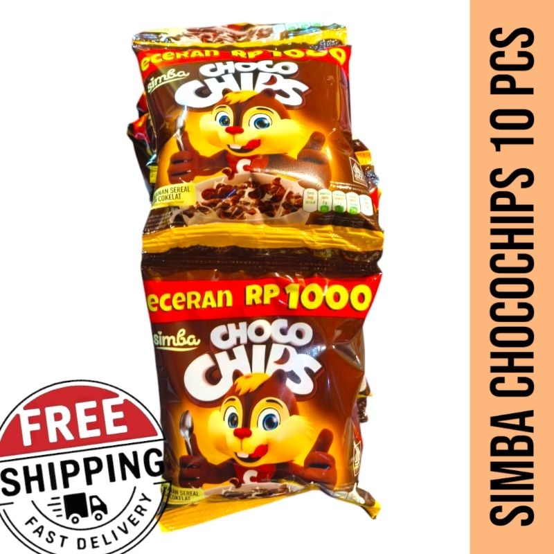 Simba Chocochips Renteng Contains 10 Pcs | Shopee Philippines