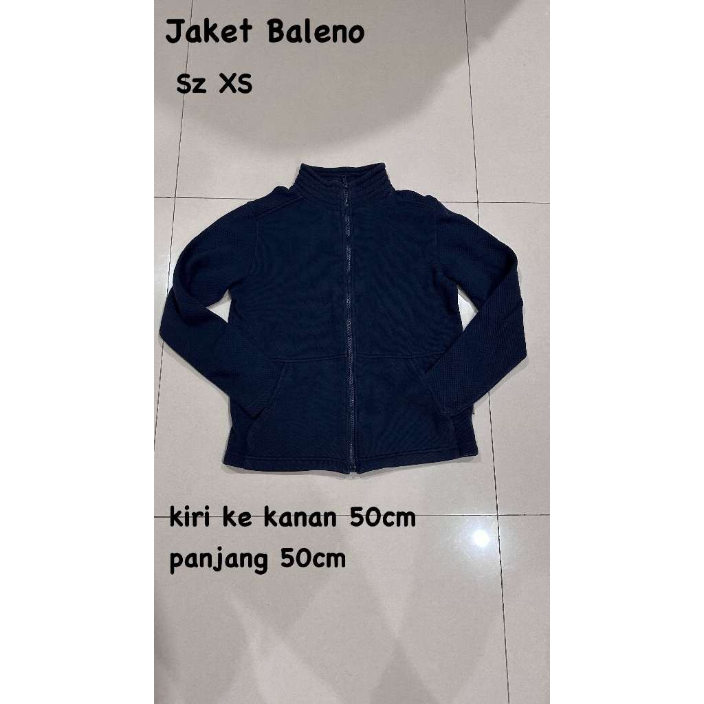 Preloved Baleno Navy Blue Adult/Teen Jacket E038 | Shopee Philippines