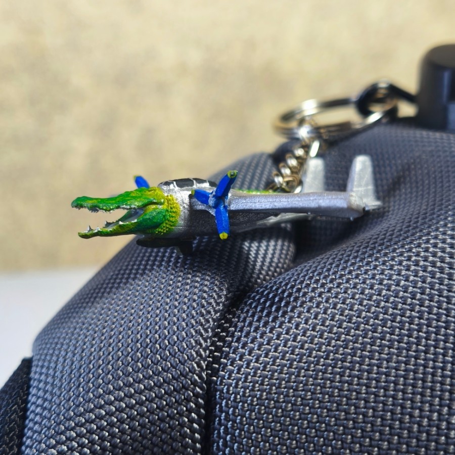 GANTUNGAN Crocodilo Bombardino Brainrot Figure Series Keychain Unique ...