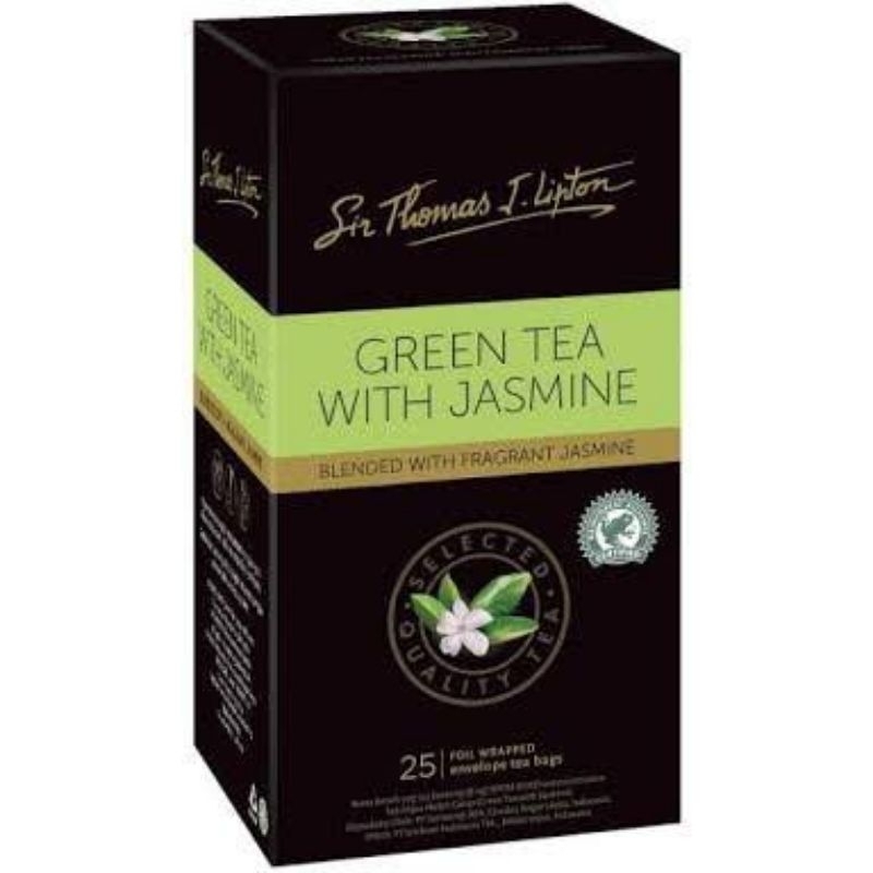 Sir Thomas J Lipton Green Tea with Jasmine 25 Tea Bags | Shopee Philippines