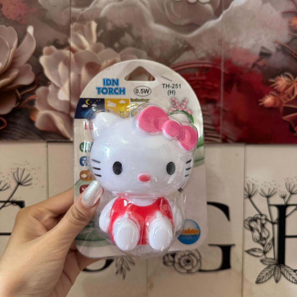 ORIGINAL HELLO KITTY CHARACTER BED LAMP TORCH LED ENERGY SAVING CUTE ...