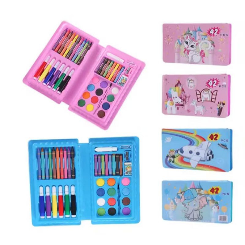 Crayon set 42 pcs | Crayon | Crayon set | Crayon set | Shopee Philippines
