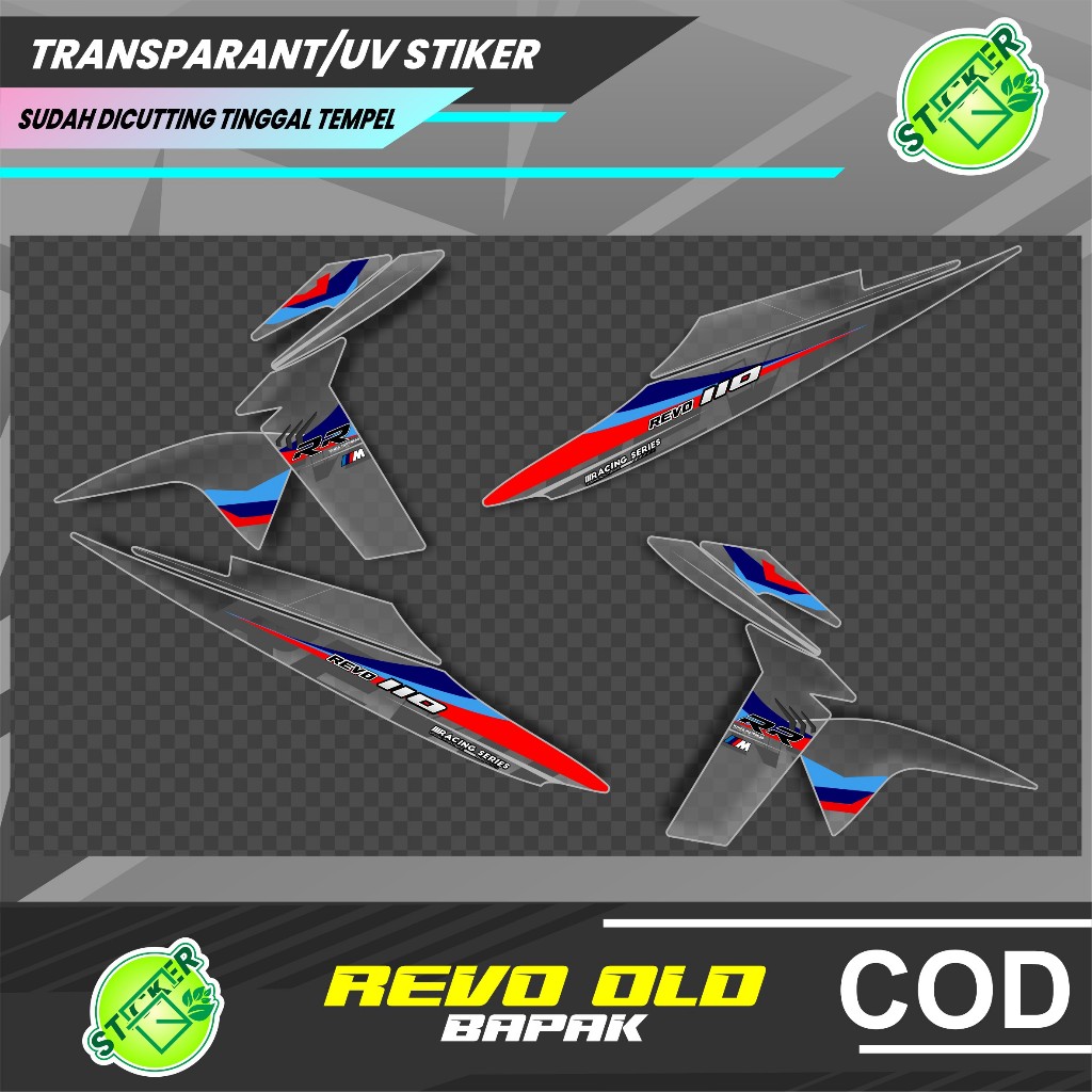 TRANSPARENT STRIPPING HONDA REVO OLD RACING RR SERIES UV VIRAL ALREADY ...