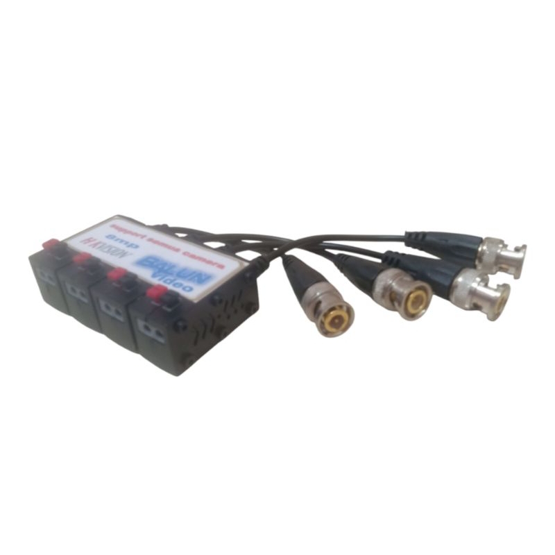 Hkvision 4ch video balun passive 600m 600 meters 2mp 3mp 5mp 8mp ...
