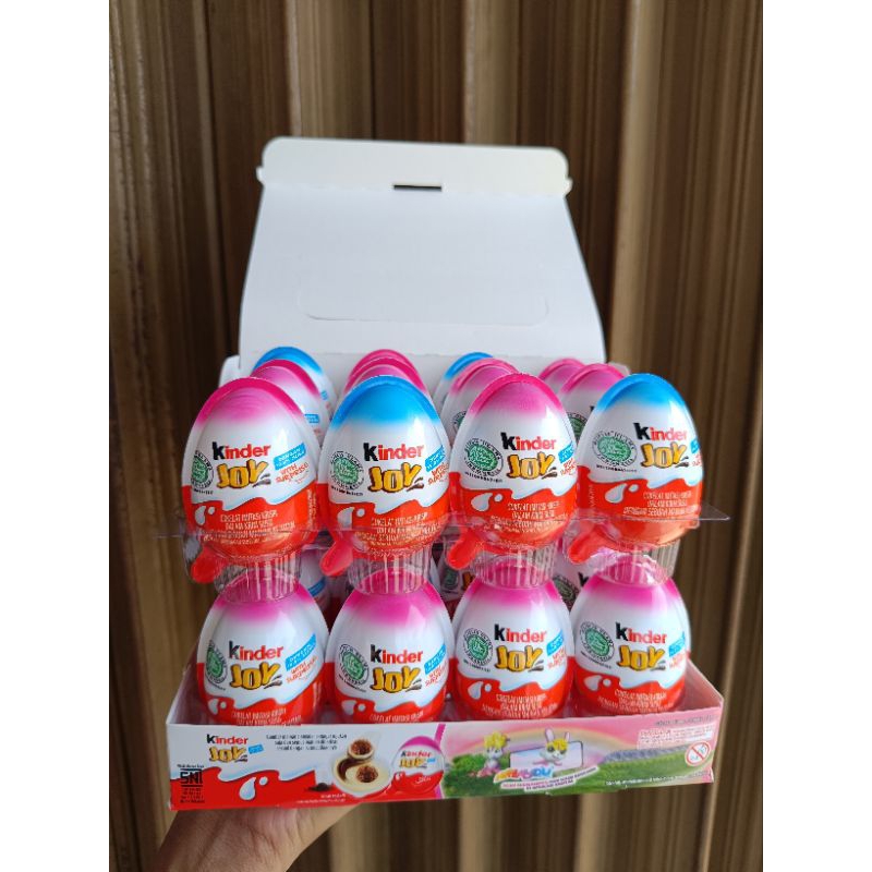 1 Box contains 24Pcs Kinder Joy Chocolate Boy or Girl (Kinderjoy) 20 gr ...
