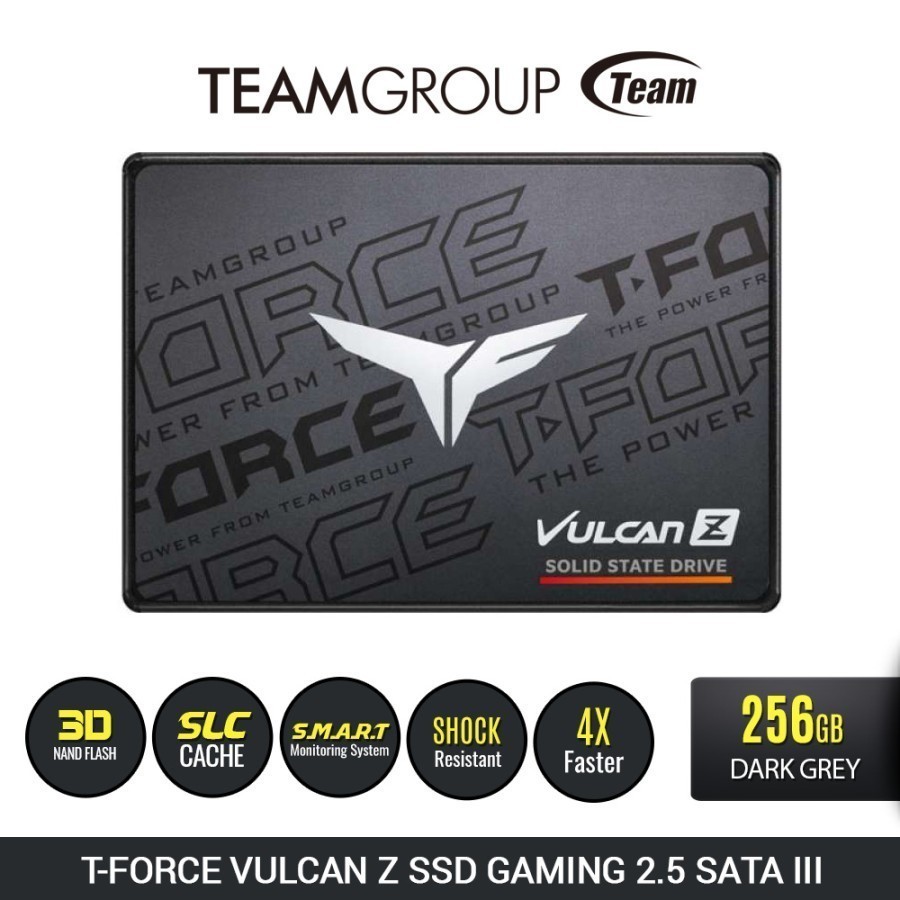 TEAM TFORCE SSD 2.5 SATA3 256GB 512GB/ VULCAN Z | Shopee Philippines