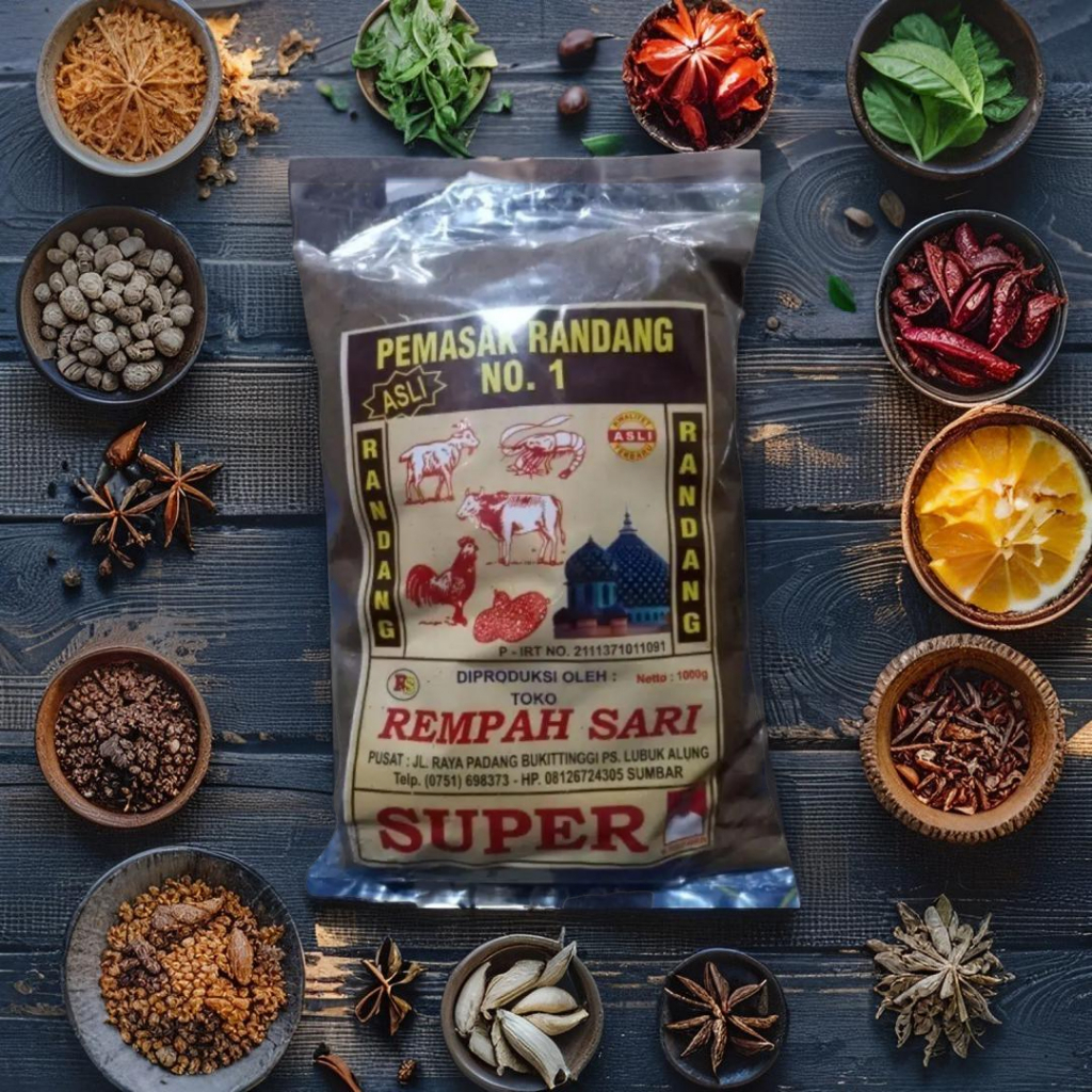 Original Pariaman Sari Rendang Seasoning 1 kg | Shopee Philippines