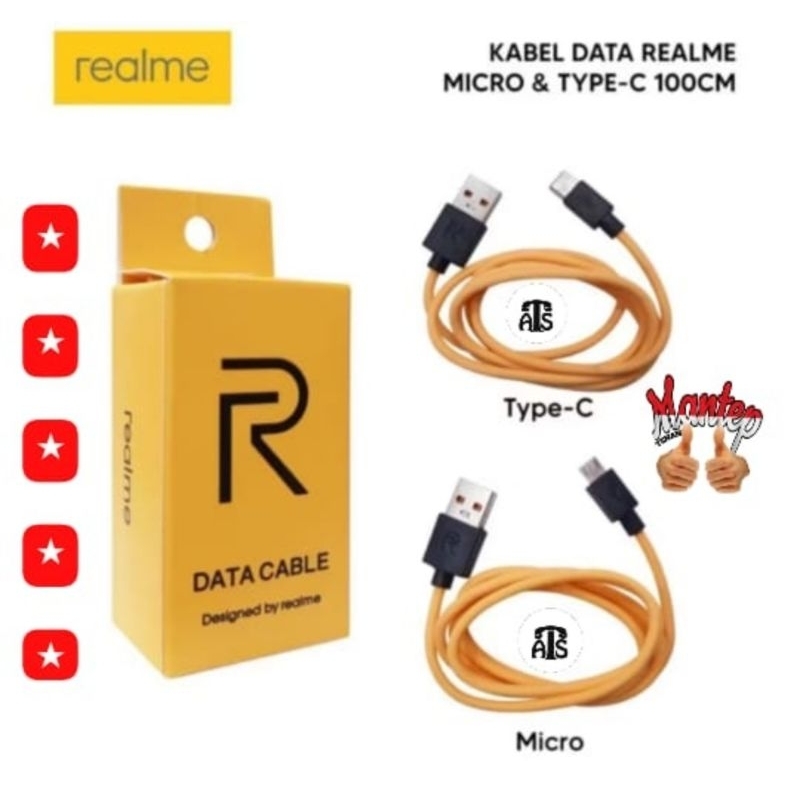 REALME DATA CABLE TYPE-C Micro CHARGER ORIGINAL QUALITY REALME DATA ...