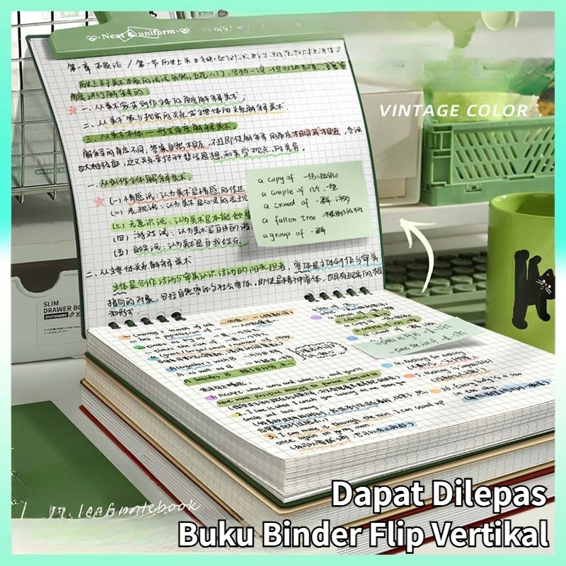 Binder 360 Degree Notebook B5 Binder Notebook B5 Cute School Notebook ...