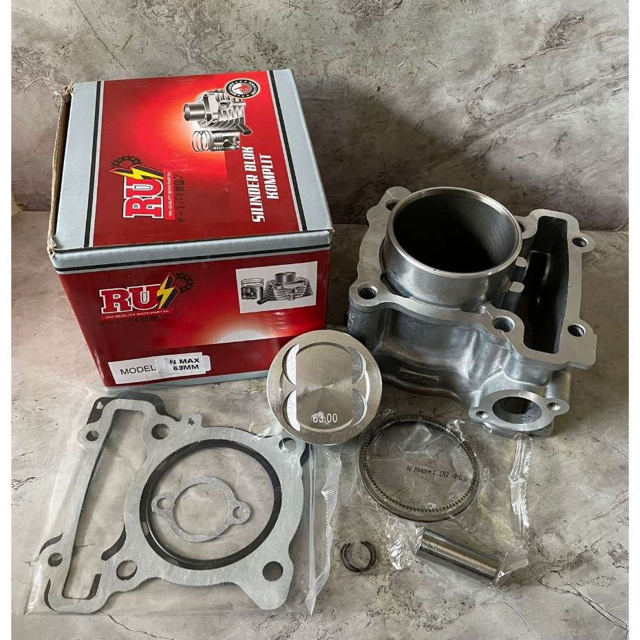 SEHER BLOCK 63 MM BORE UP NMAX AEROX 155 2DP | Shopee Philippines