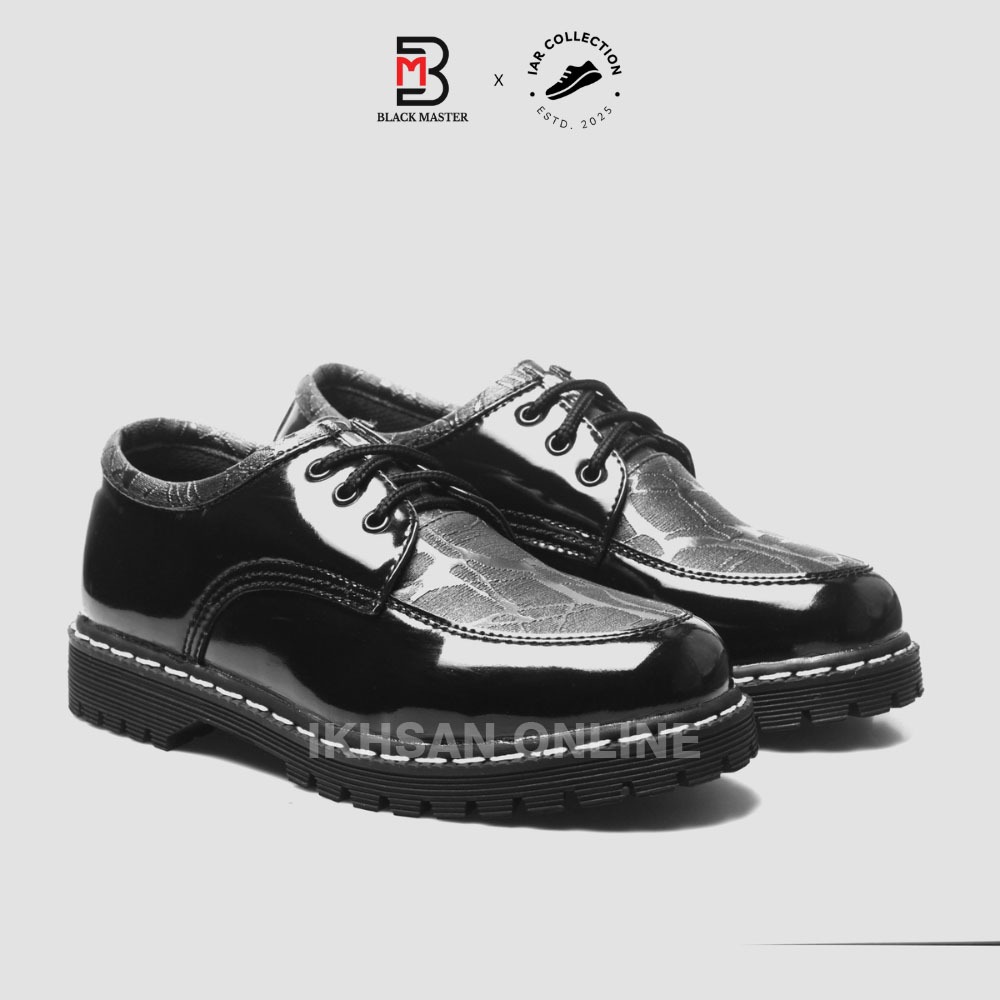 IKHSAN ADDY - Docmart Men's Formal Work Boots Black | Shopee Philippines