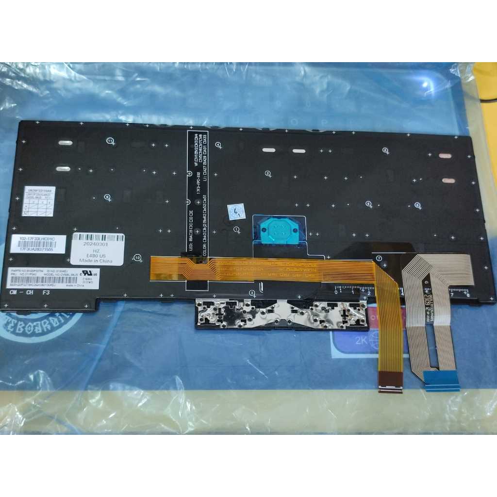 Lenovo Thinkpad E480 L480 T480 Yoga T480s T490 Backlight Keyboard ...
