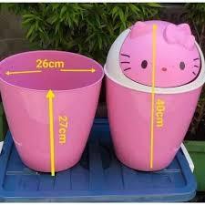 HELLO KITTY CHARACTER TRASH CAN 10 LITER | Shopee Philippines
