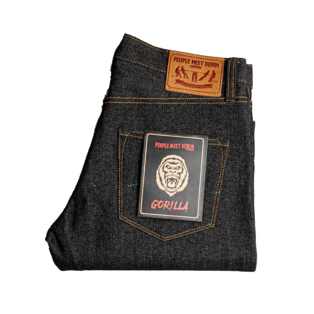 PMD & CO - GORILLA - 14oz - Denim Selvedge Accent - Black Indigo ...