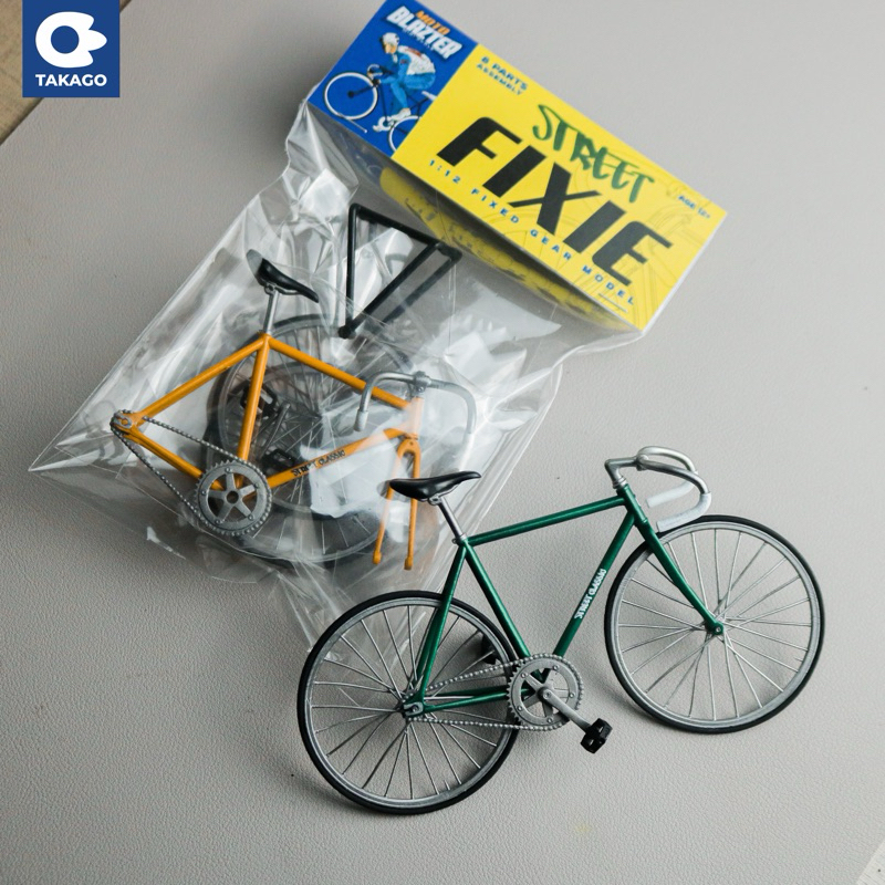 New Model Fixie Mini Scale 1 12 Classic Fixie By Motorblavaster Fixie Bike Miniature