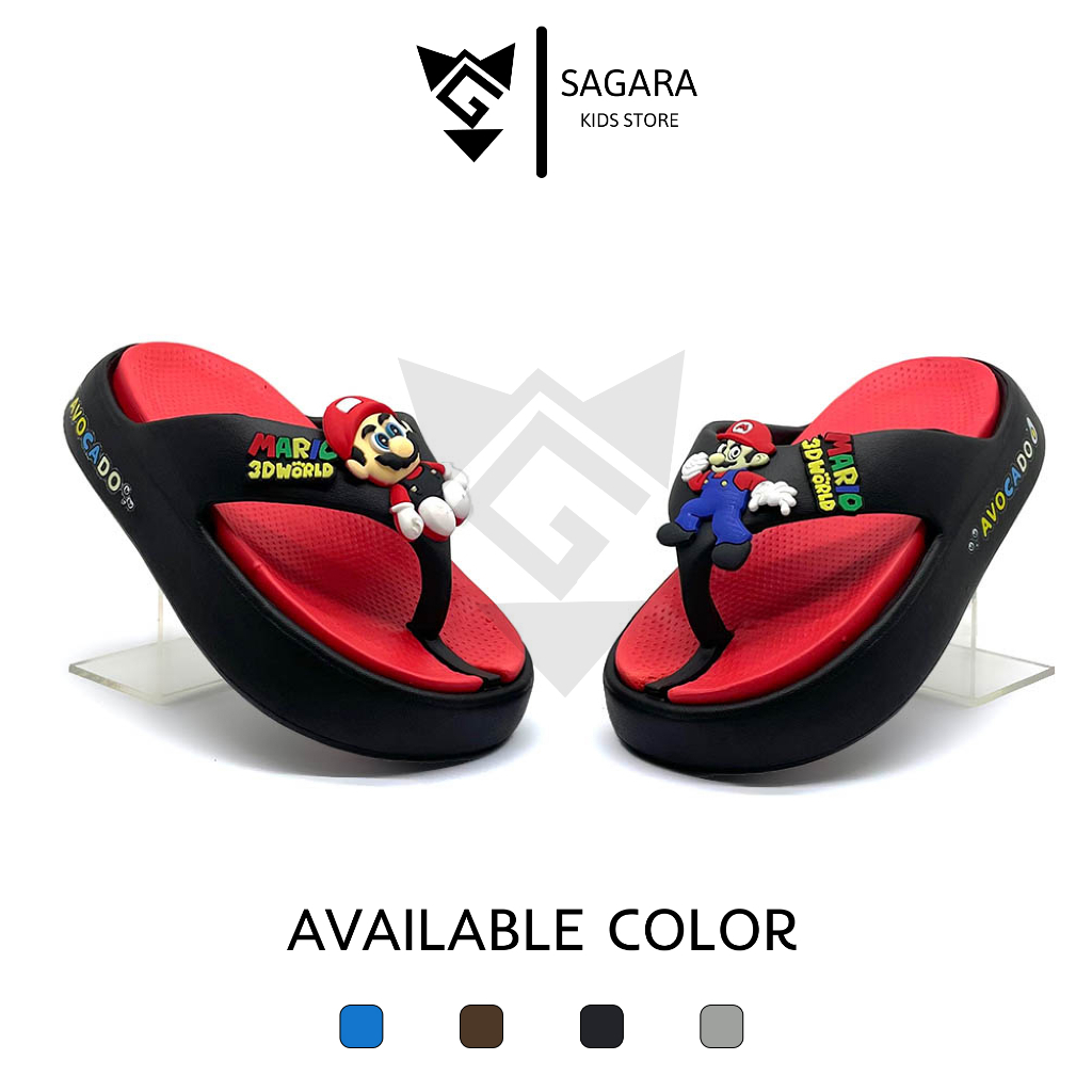 New Hilos Kids Store - Trendy Mario Character Flip-On Boys' Sandals ...