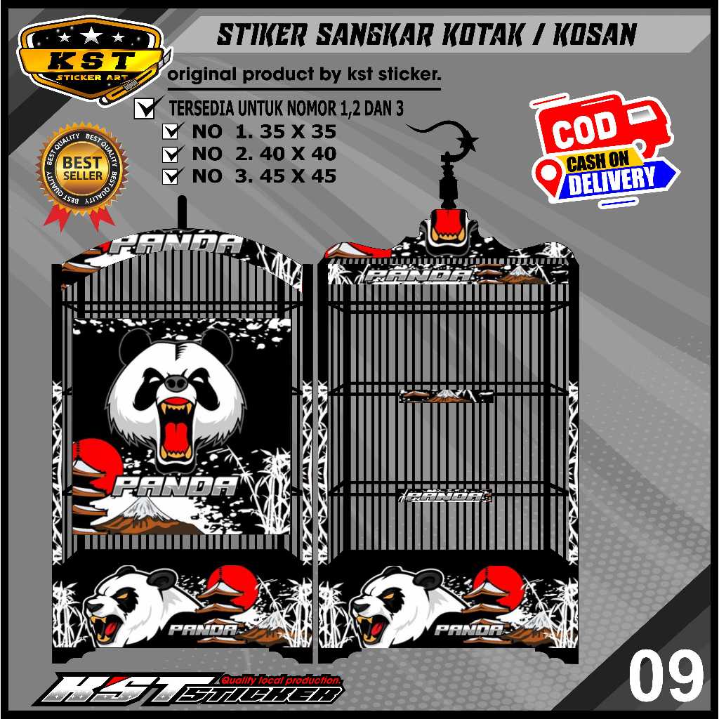 Bird Cage Decal Sticker - Latest Design Kosan Cage Box Ebod Cage Decal ...
