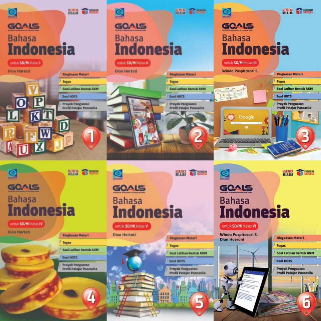 Goals Indonesian SD/MI Grafindo Merdeka Curriculum | Shopee Philippines