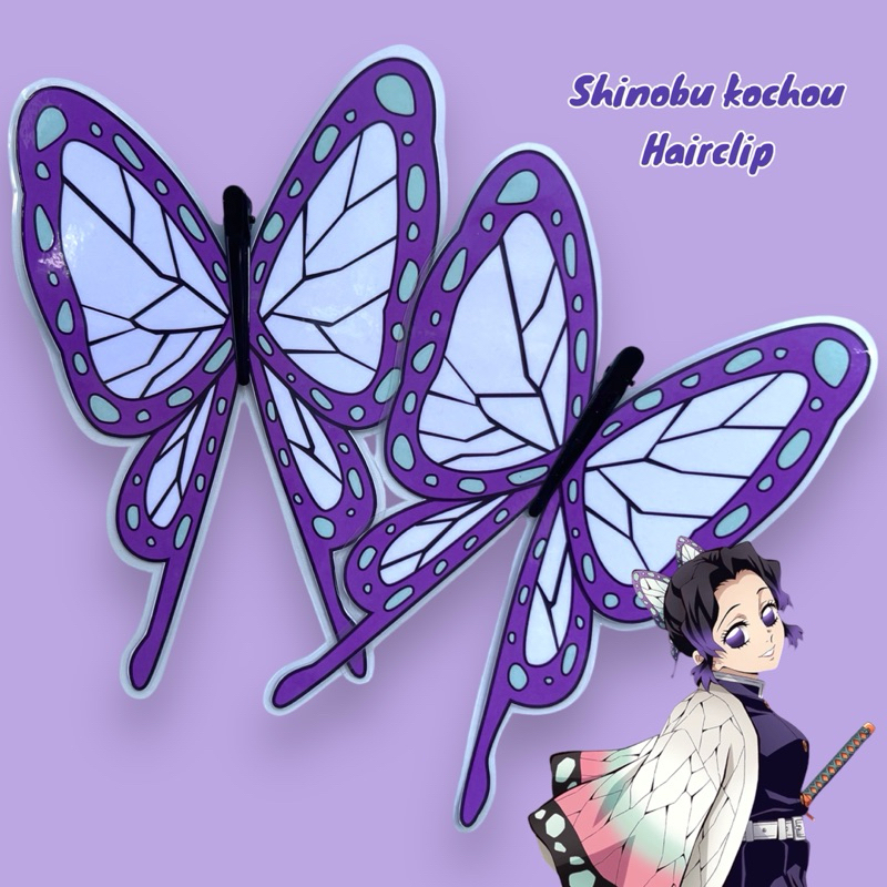 Shinobu Kochou Clip - Shinobu Kochou Hairclip Cosplay | Shopee Philippines