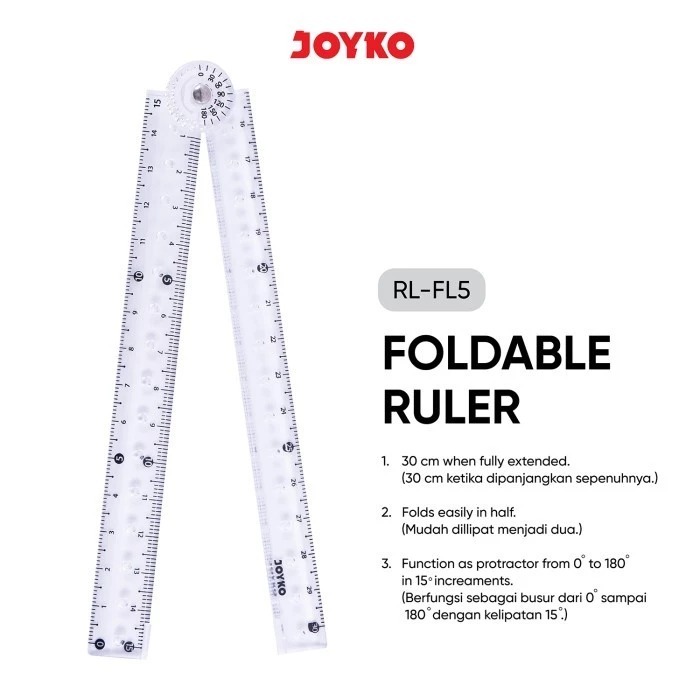Foldable Ruler Joyko RL-FL5 Folding Ruler | Shopee Philippines