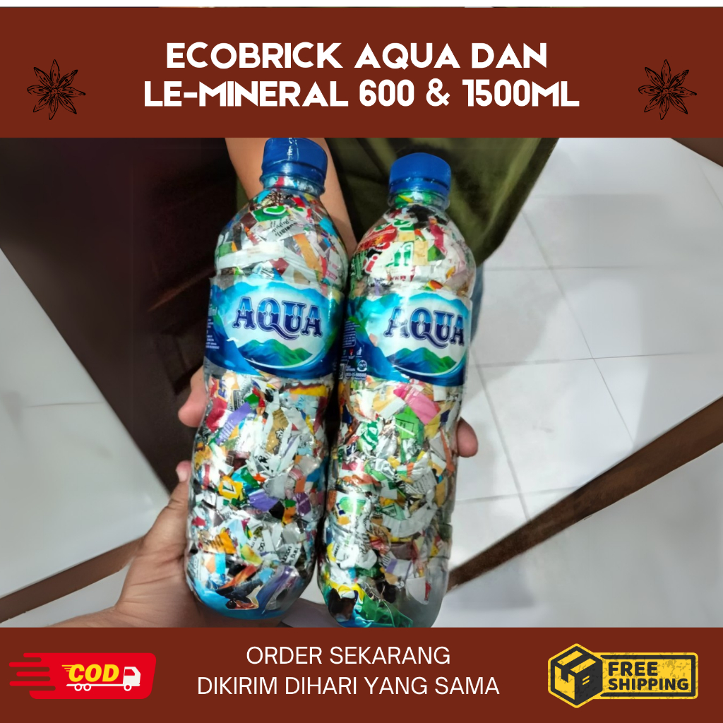 Ecobrick Ecobrick Ecobrick Ecobrick Eco-Friendly Plastic Aqua and Le ...