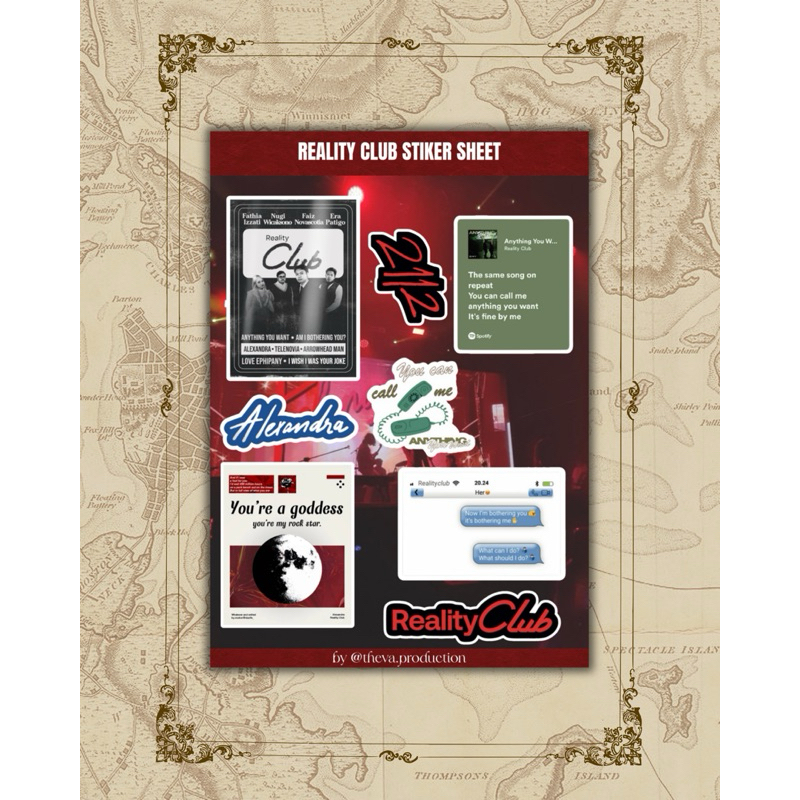 SHEET STICKERS, REALITY CLUB SHEET STICKERS, DIFFERENT SHEET STICKERS ...