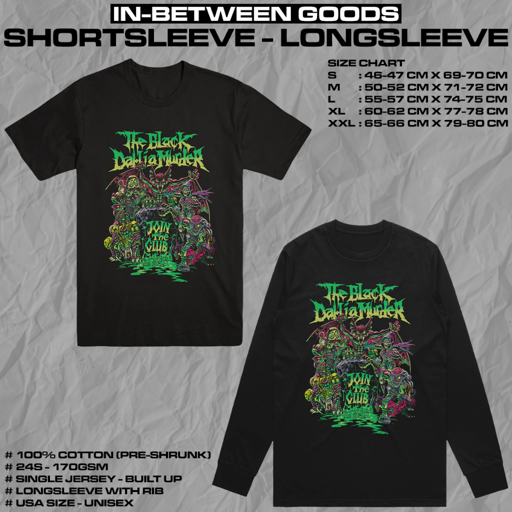 THE BLACK DAHLIA MURDER - JOIN THE CLUB | T-SHIRT | LONGSLEEVE | MERCH ...